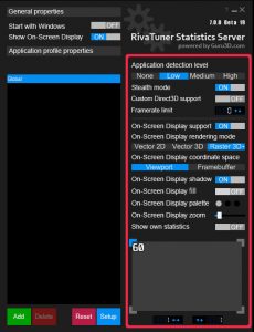 【RTSS】RivaTuner Statistics Serverの設定方法【Ver.7.0.0 Beta 19】 | のしろぐ