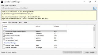 Beat Saber プラグインをまとめて導入できるインストーラー Mod Manager | のしろぐ